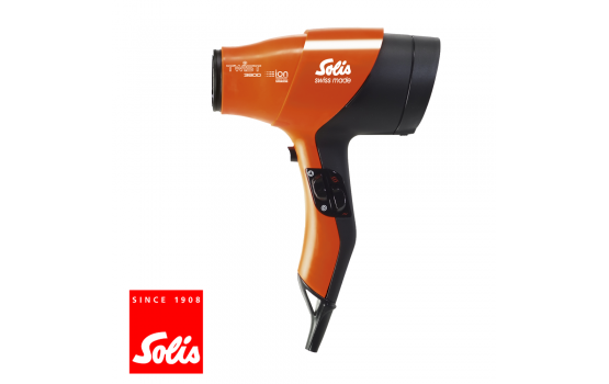 SOLIS Twist 3800 ION Extra Powerful Hair Dryer 2000W (Orange)